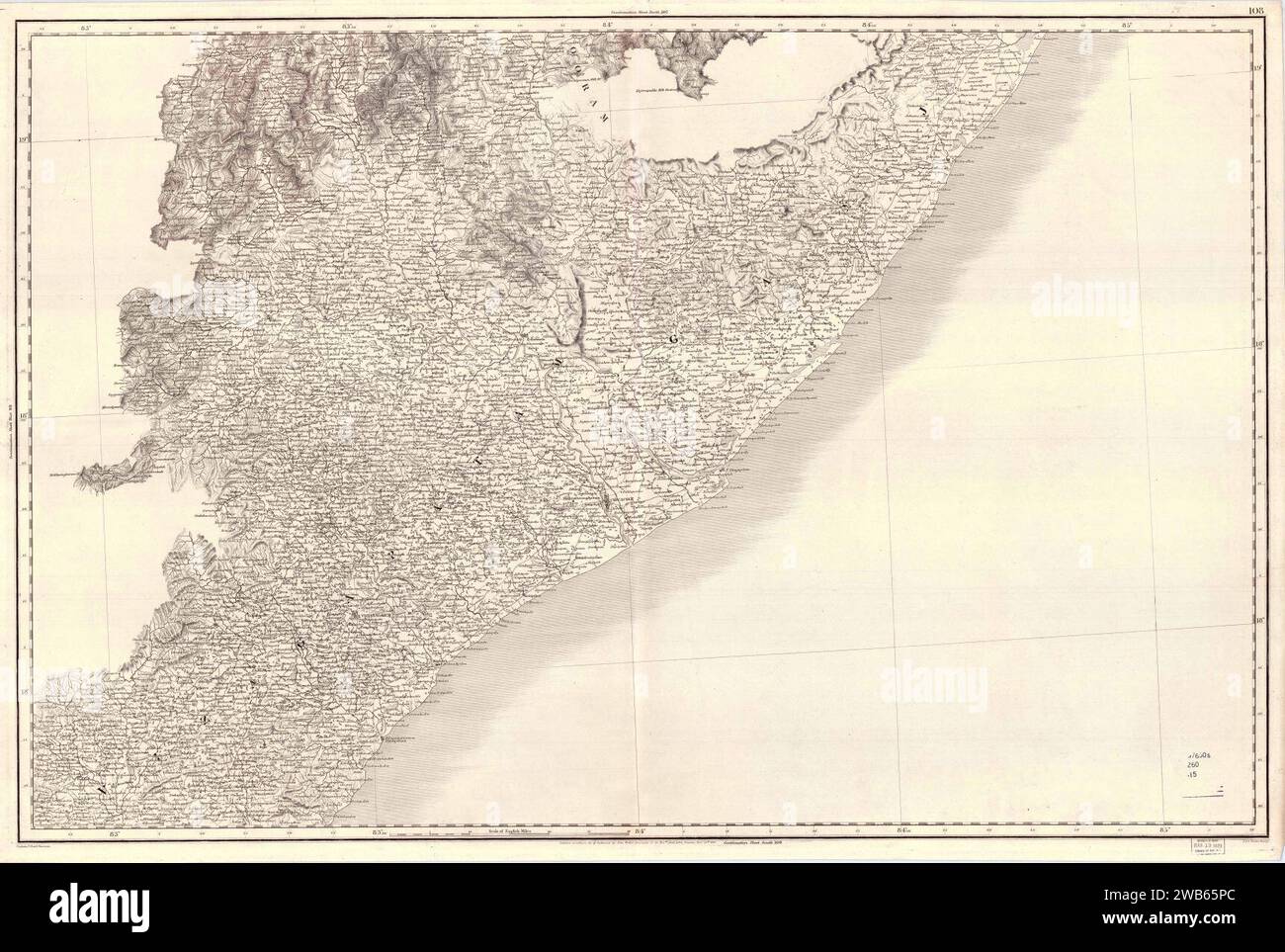 108 Sheet Indian Atlas (1840 Stock Photo - Alamy