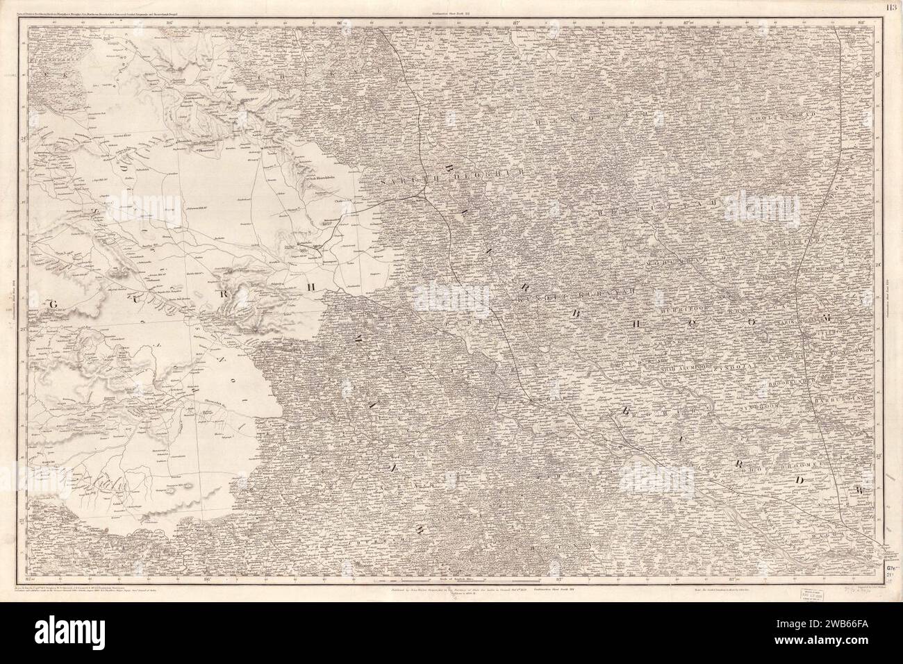 113 Sheet Indian Atlas (1871 Stock Photo - Alamy