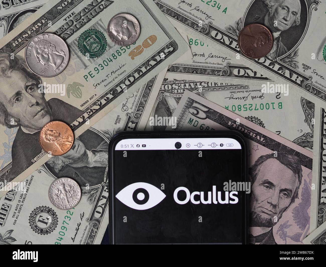 Bavaria, Germany - January 9, 2024: In this photo illustration, a ...