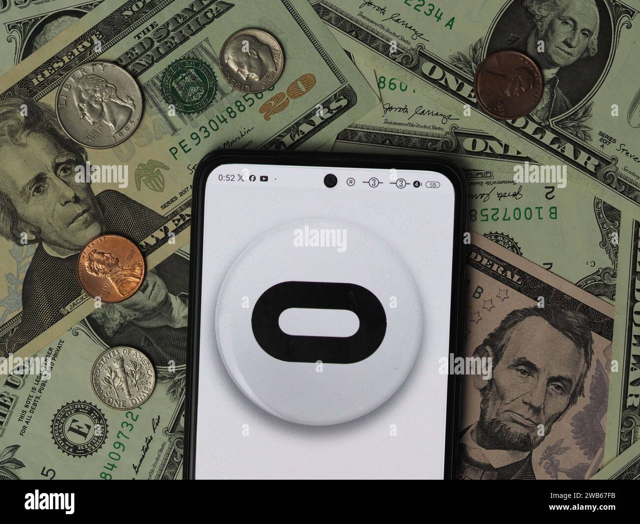 Bavaria, Germany - January 9, 2024: In this photo illustration, a ...