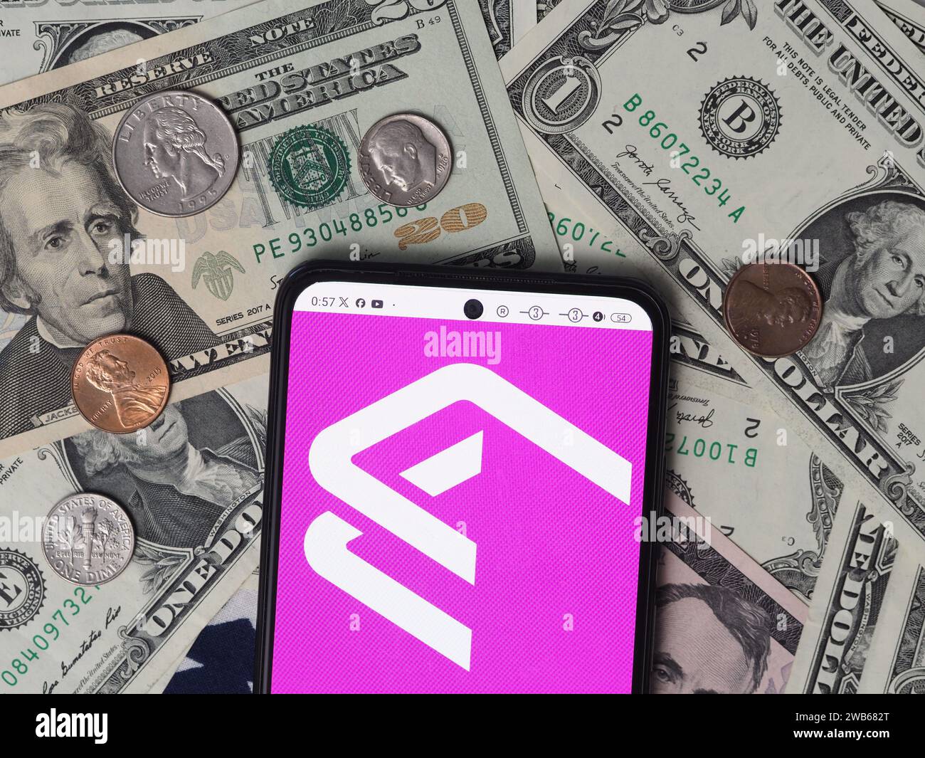 Bavaria, Germany - January 9, 2024: In this photo illustration, a CTRL ...