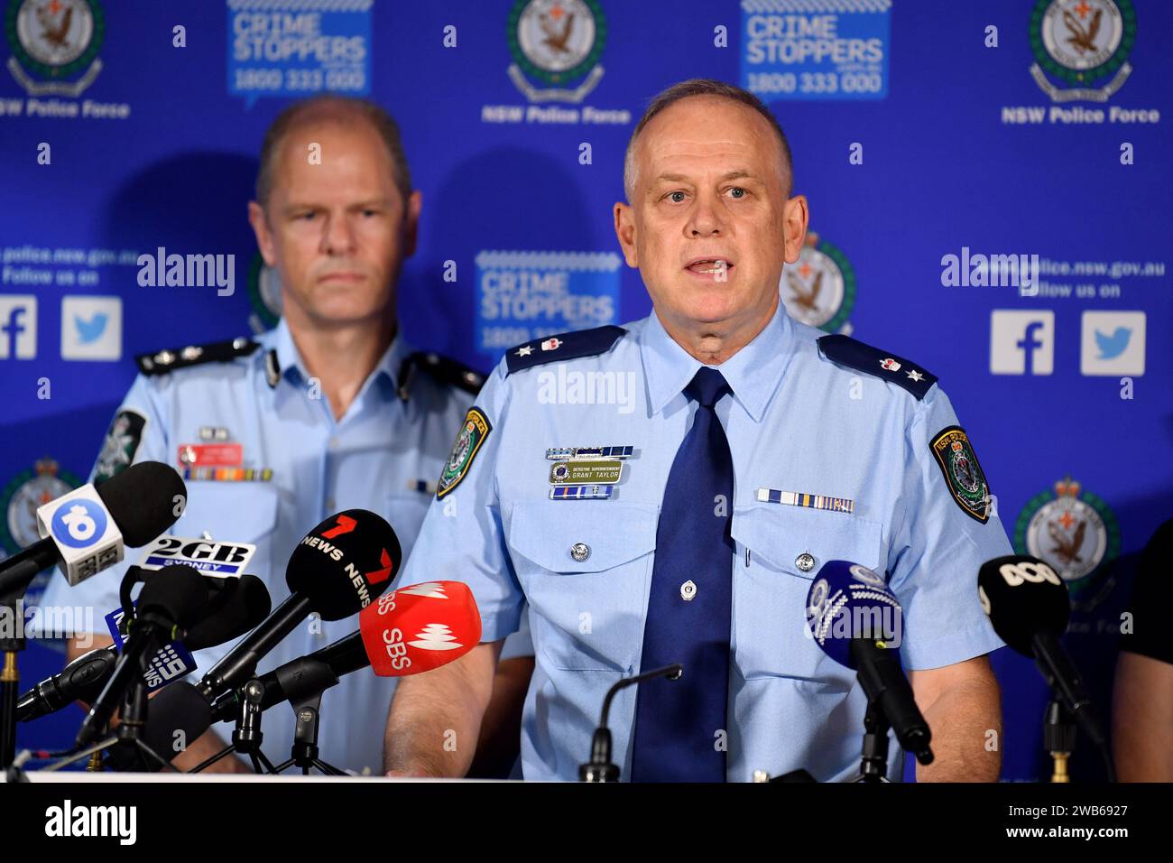 Sydney, Australia. 09th Jan, 2024. NSW Police Detective Superintendent ...