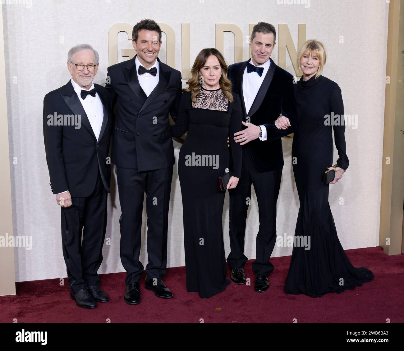 Beverly Hills, California, USA. 07th Jan, 2024. (L-R) Steven Spielberg ...