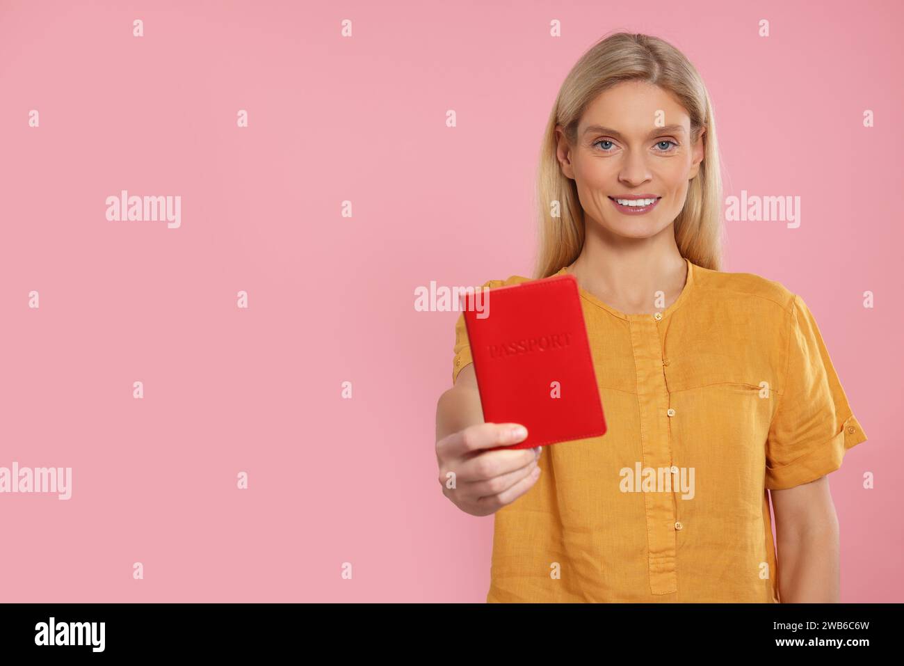 Apply for passport woman hi-res stock photography and images - Alamy