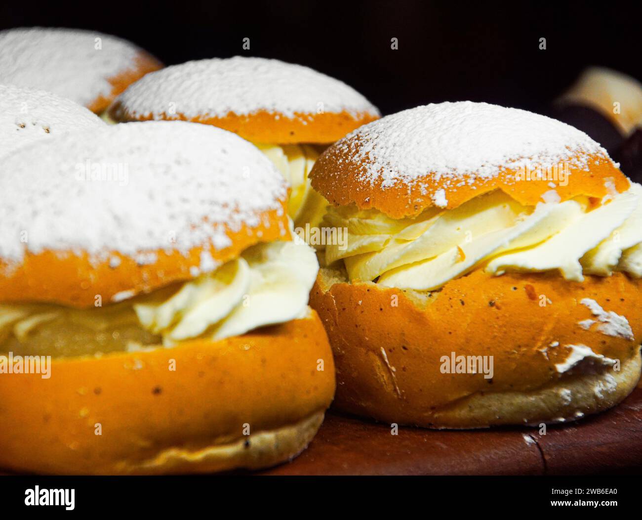 Traditional swedish semla hi-res stock photography and images - Alamy