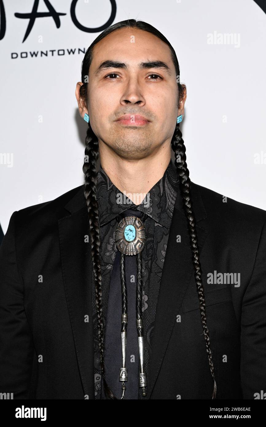 Tatanka Means attends the New York Film Critics Circle Awards at Tao ...