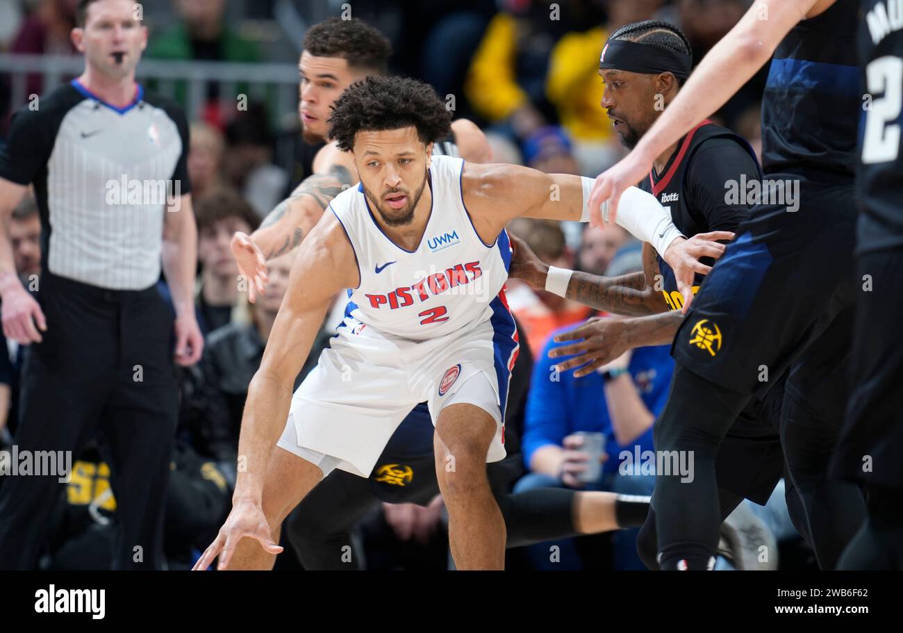 Detroit Pistons guard Cade Cunningham (2) in the first half of an NBA ...