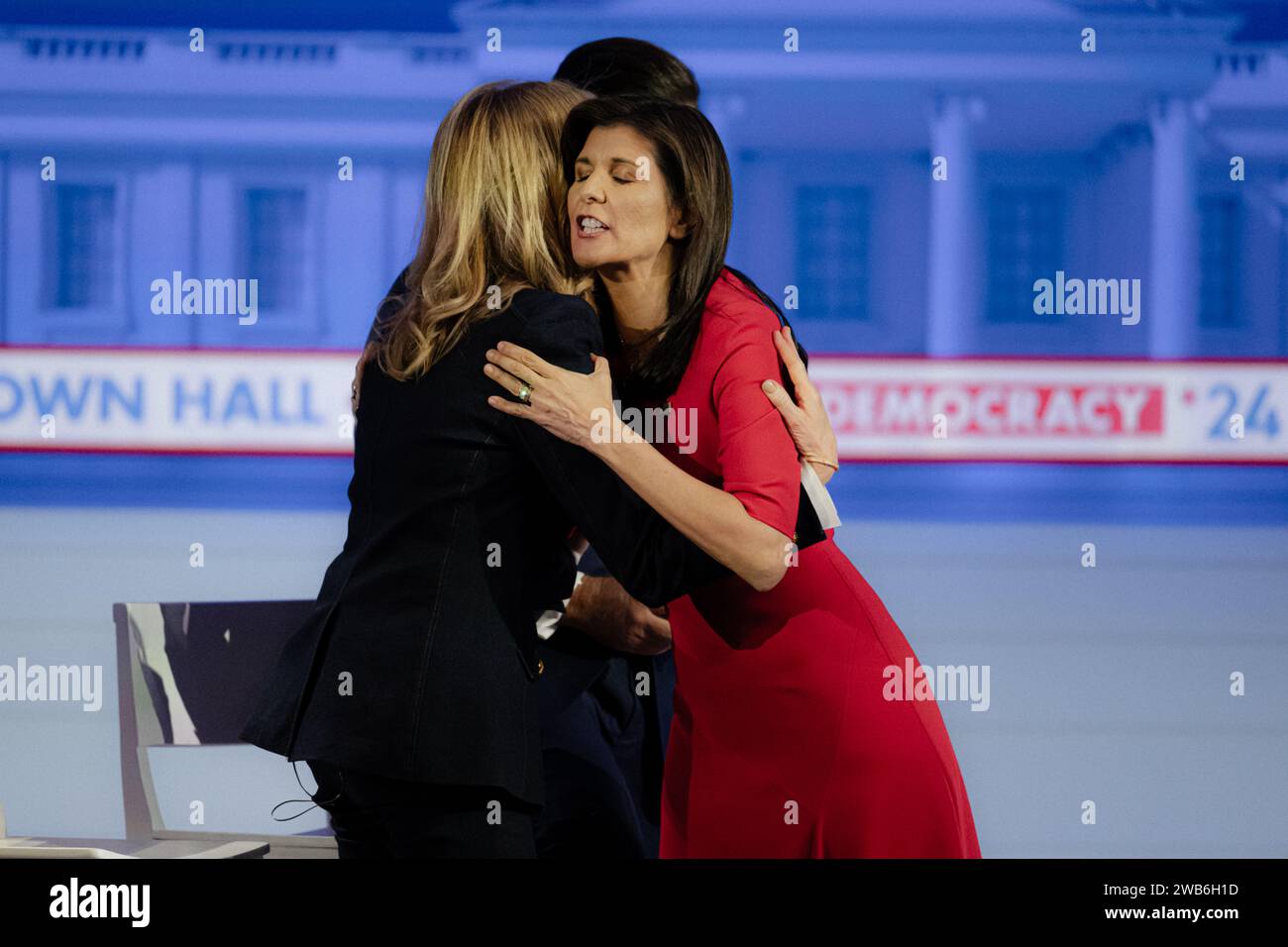 Des Moines, United States. 08th Jan, 2024. Nikki Haley, former ...