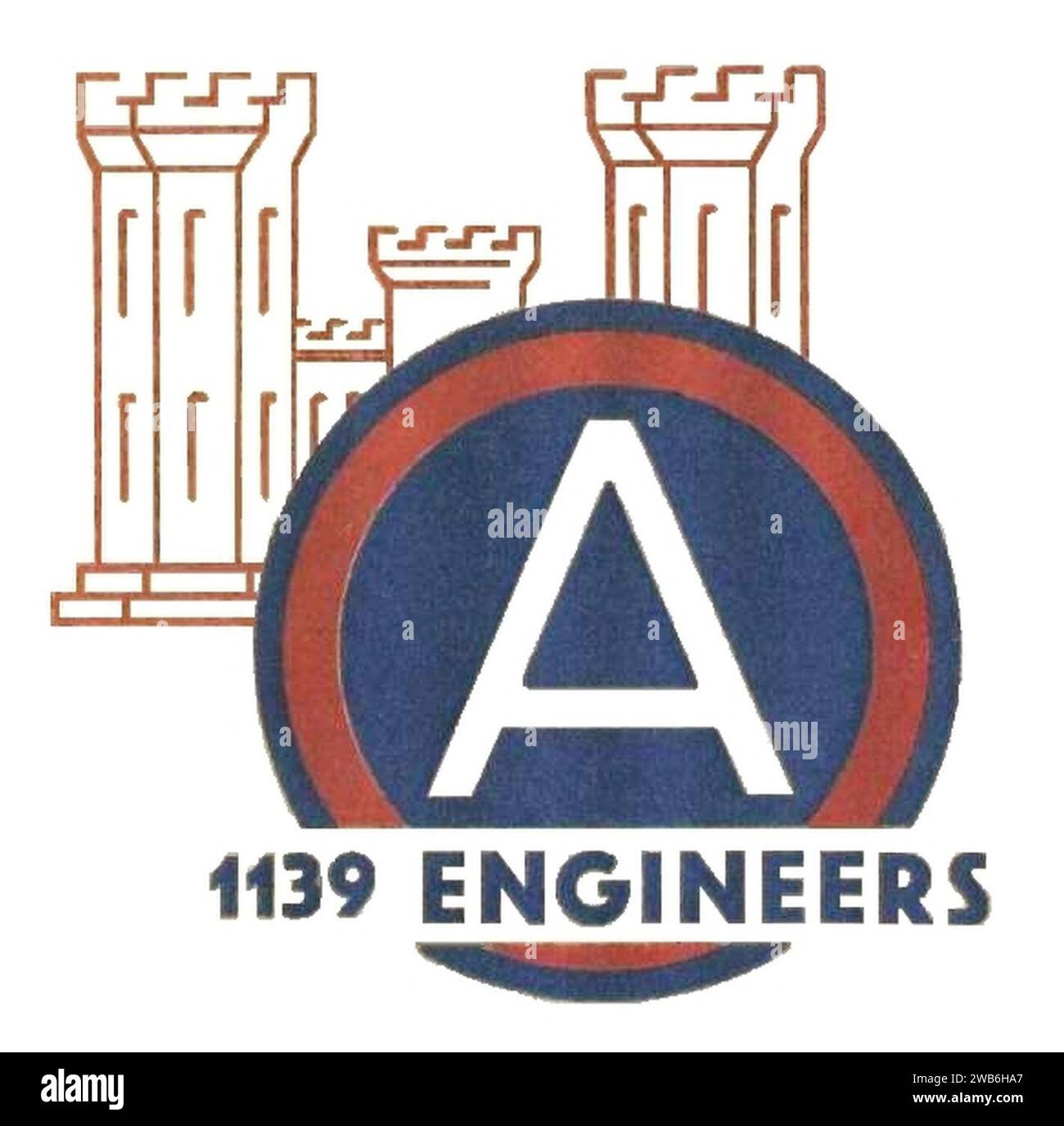 1139th Group Logo white background Stock Photo - Alamy