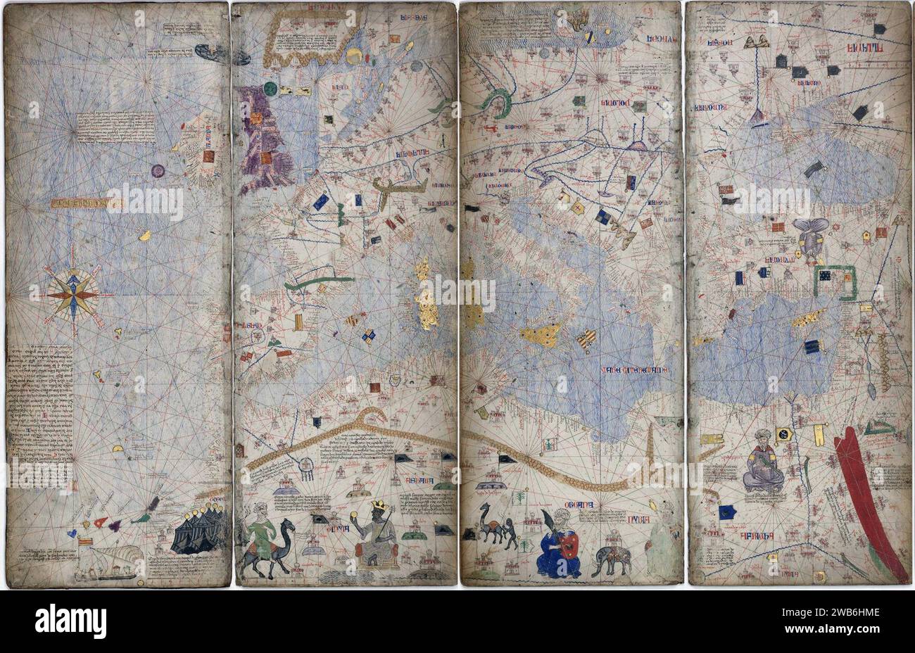 Catalan atlas 1375 hi-res stock photography and images - Alamy