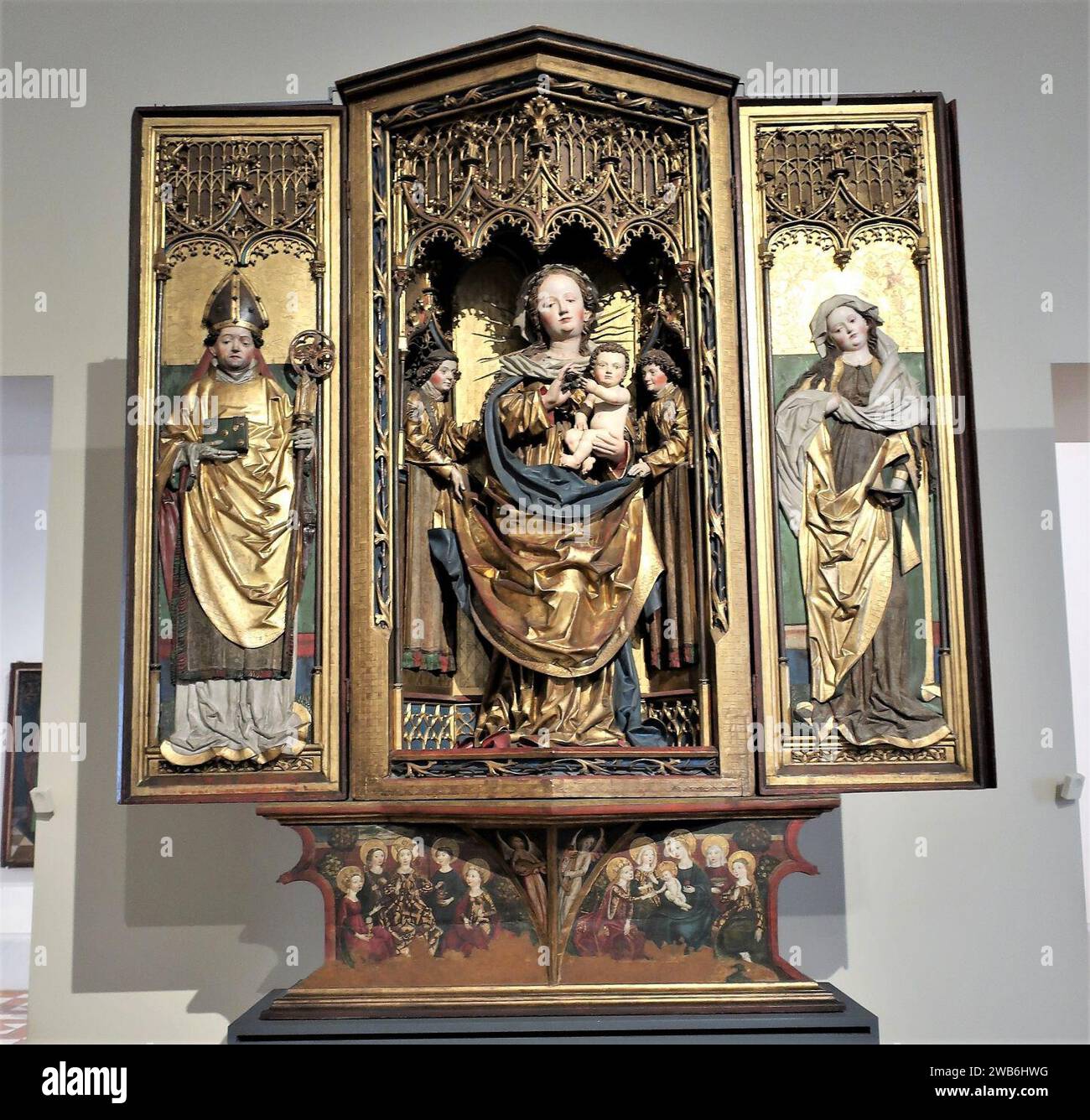 1485 Das Zamser Retabel Stock Photo - Alamy