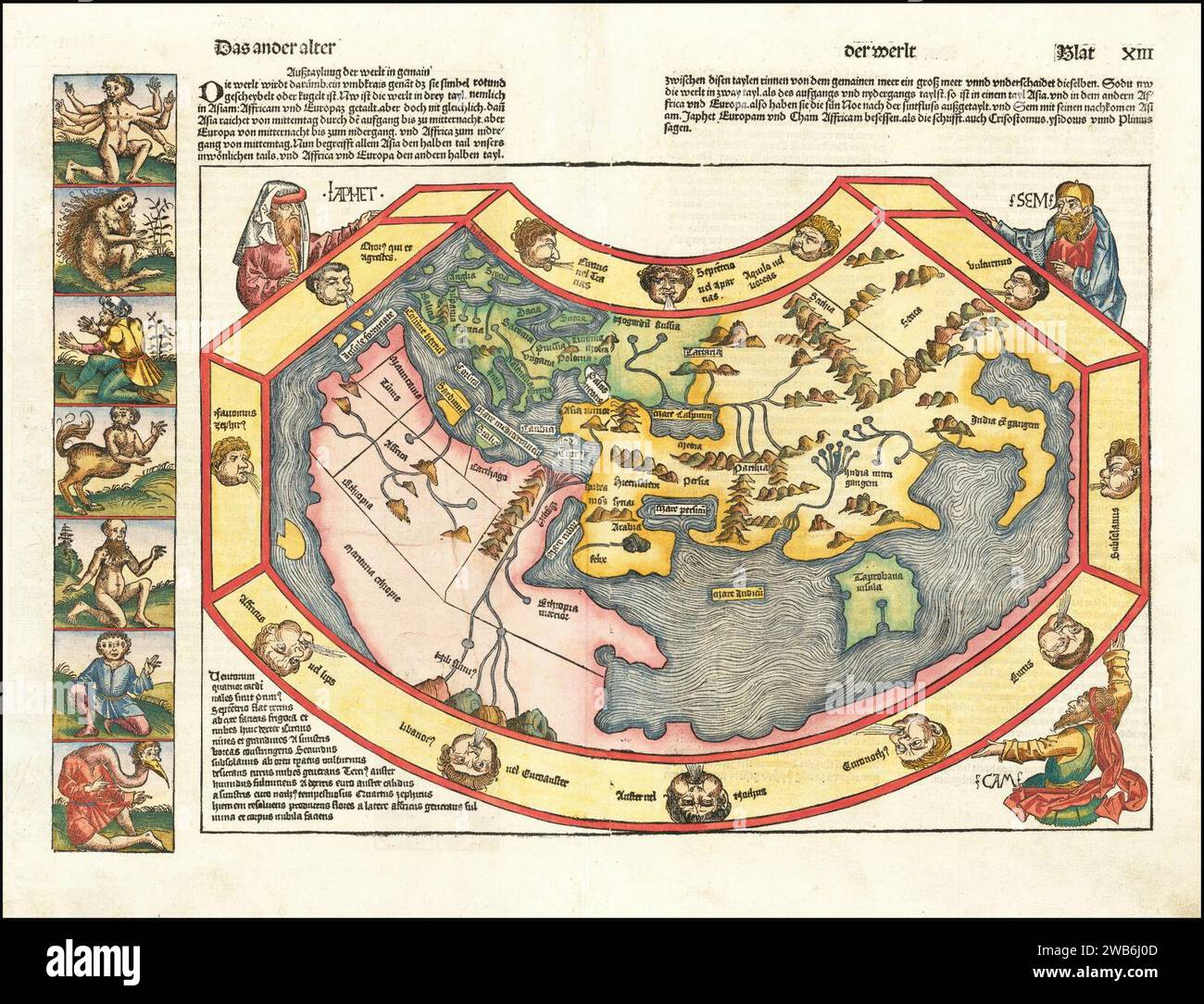 Hartmann schedel map hi-res stock photography and images - Alamy