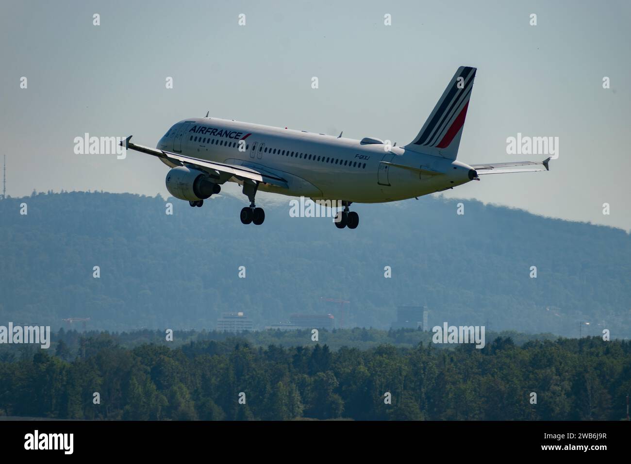Zurich, Switzerland, September 6, 2023 F-GKXJ Air France Airbus A320 ...