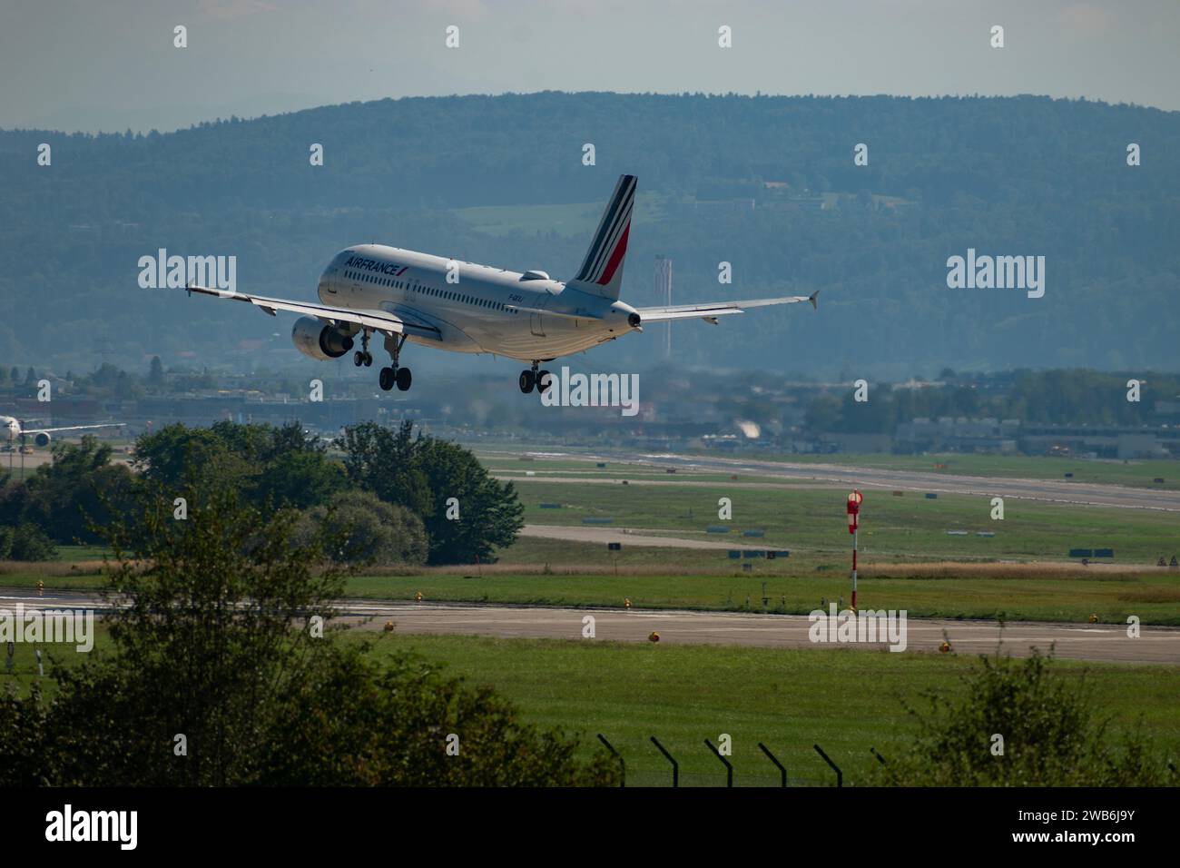 Zurich, Switzerland, September 6, 2023 F-GKXJ Air France Airbus A320 ...