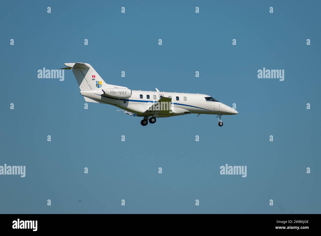 Zurich, Switzerland, September 6, 2023 HB-VAE Pilatus PC-24 aircraft ...
