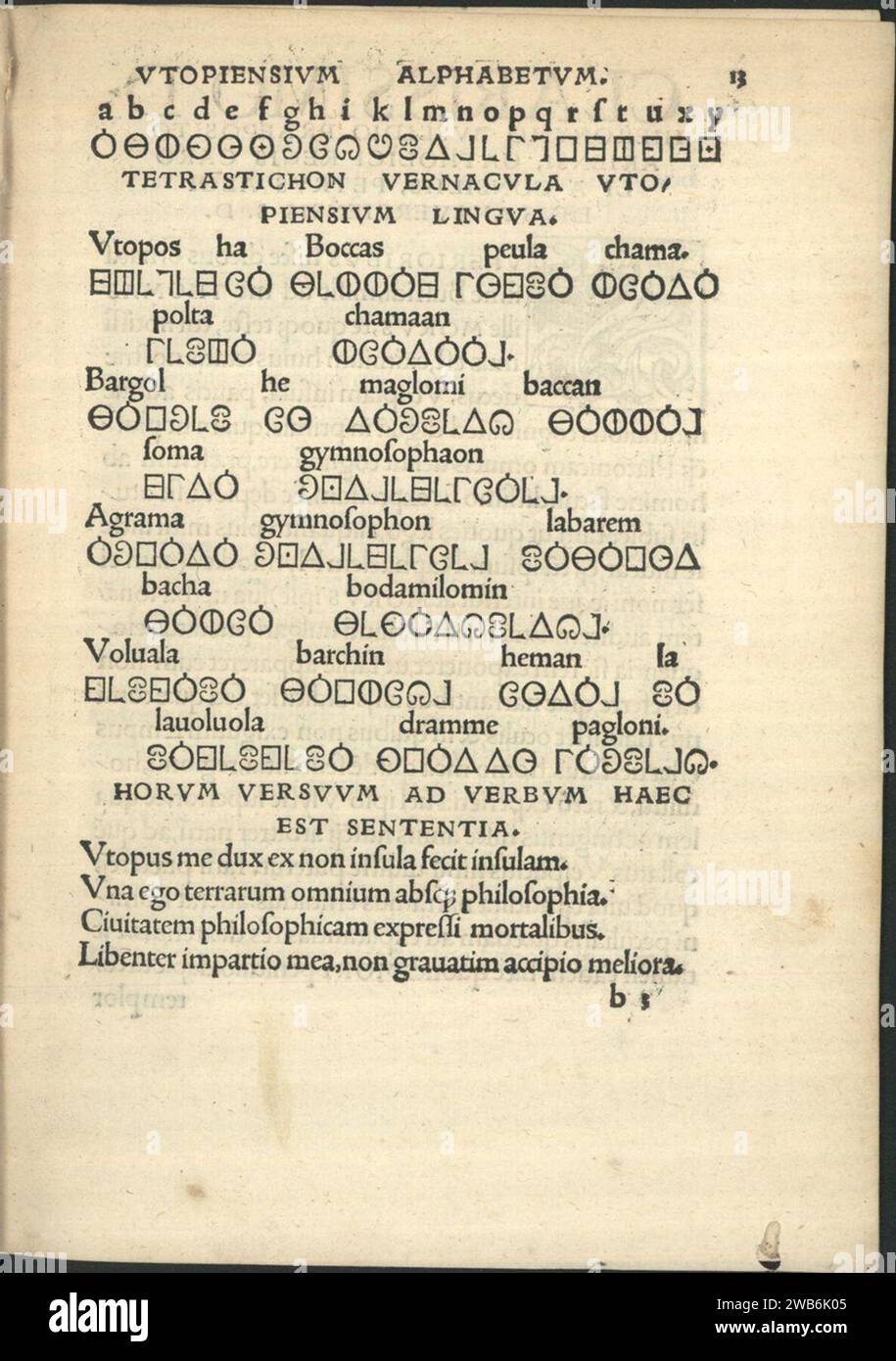 Utopia edition hi-res stock photography and images - Alamy