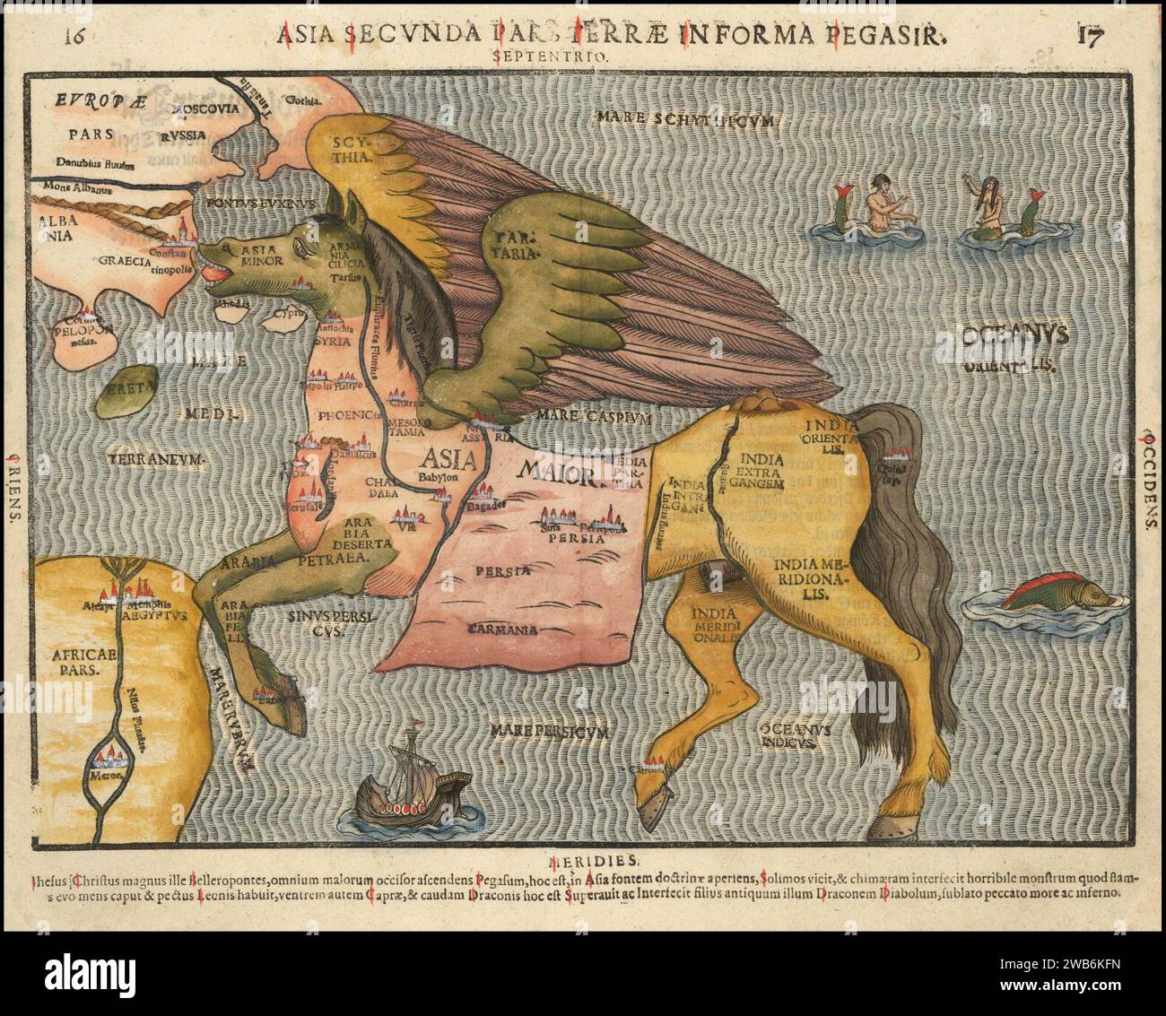 Pegasus map hi-res stock photography and images - Alamy