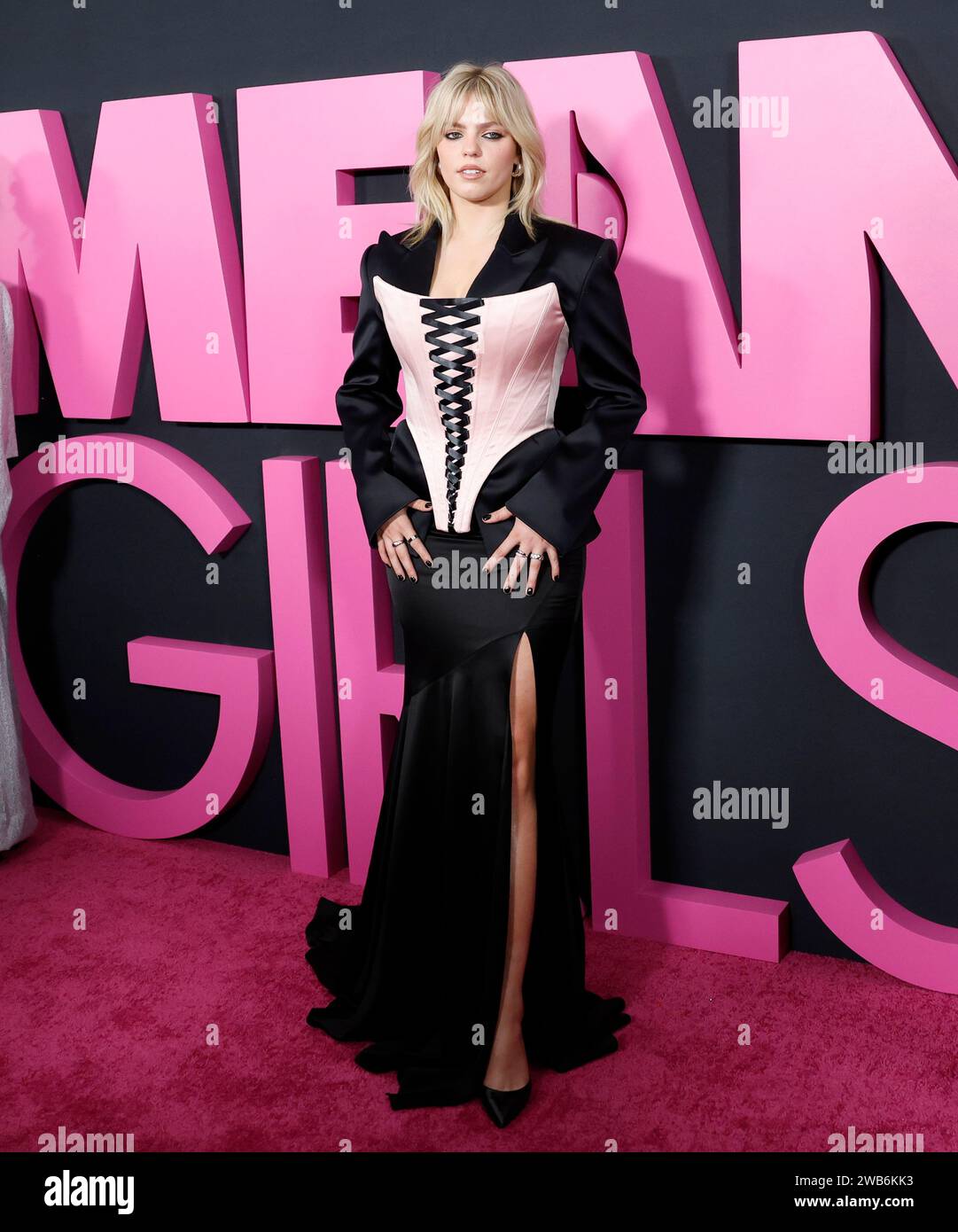 New York, United States. 08th Jan, 2024. Renee Rapp arrives on the red ...