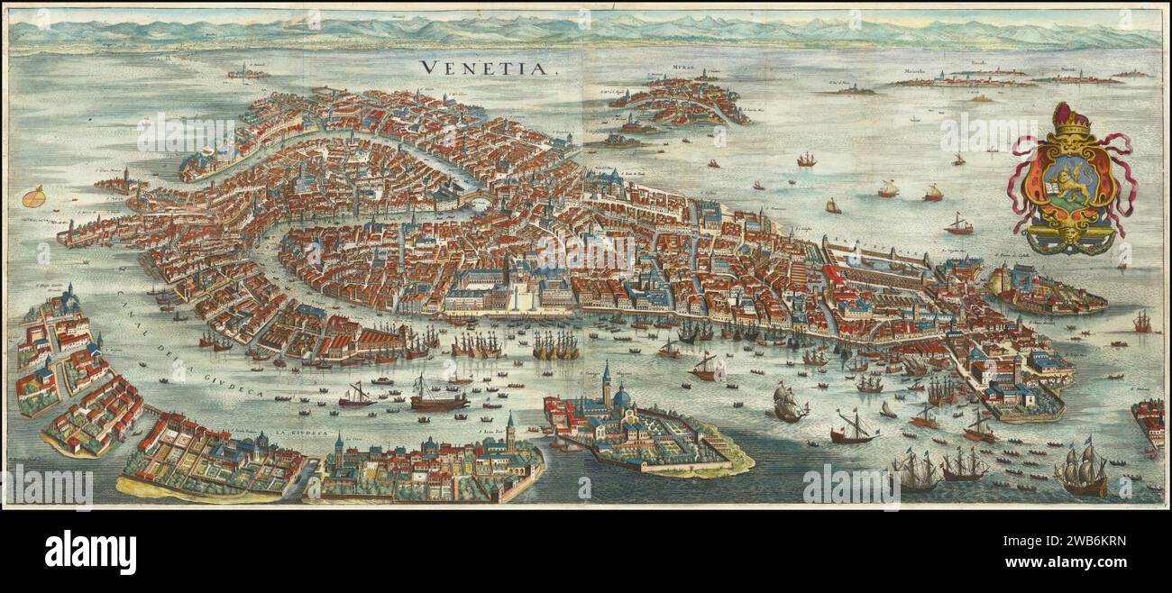 Birds eye view of venice hi-res stock photography and images - Alamy