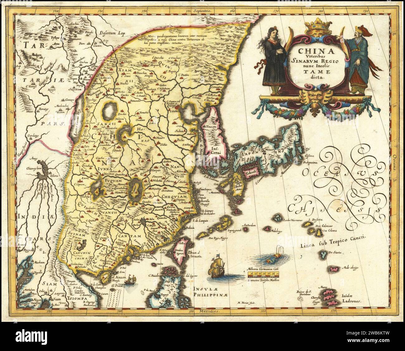 Merian map hi-res stock photography and images - Alamy