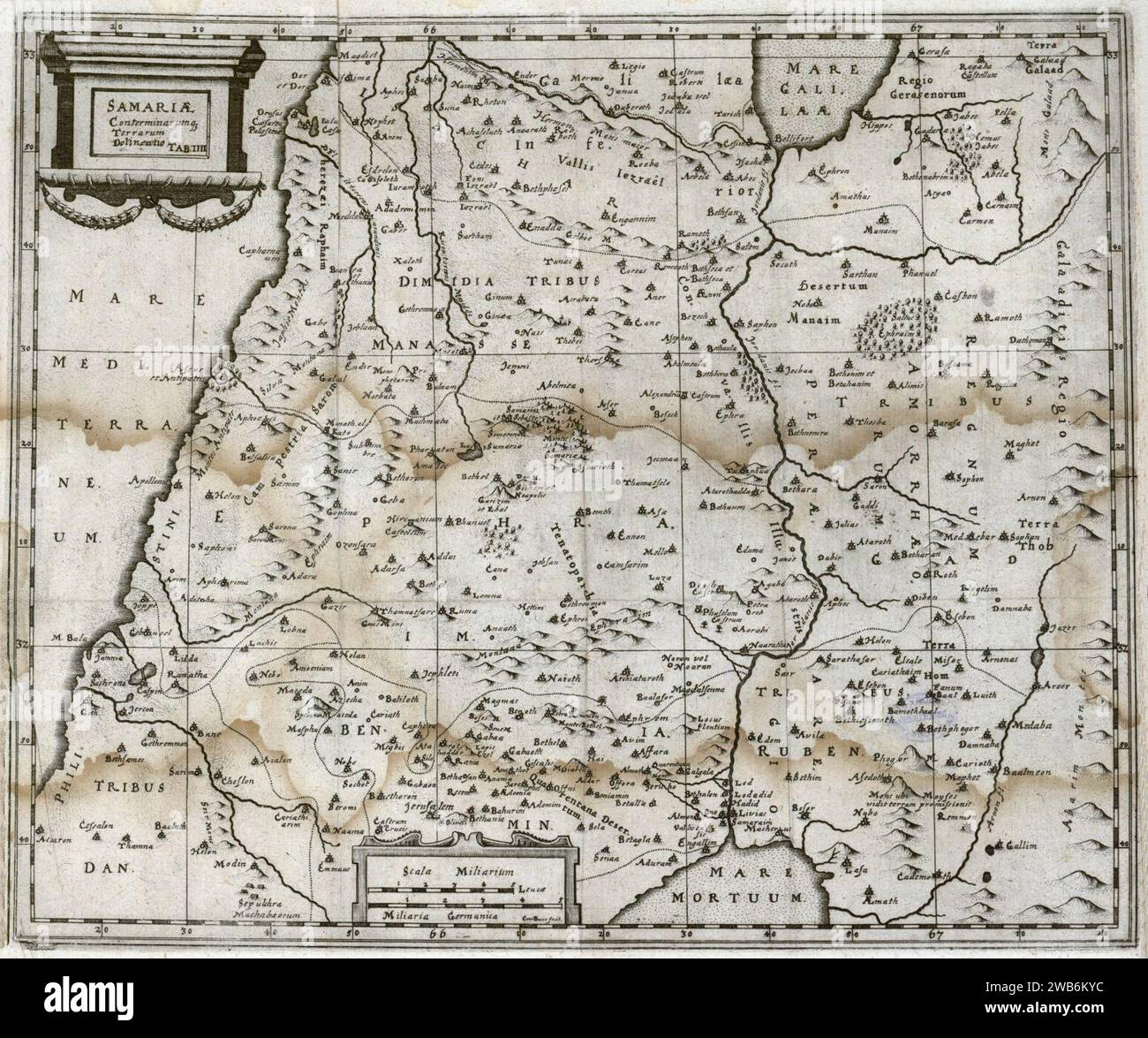 Samaria map hi-res stock photography and images - Alamy