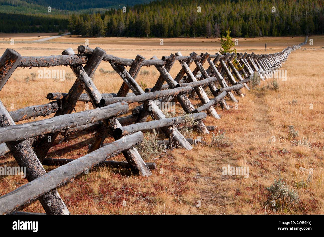 Harrison Park fence, Pioneer Mountains National Scenic Byway ...