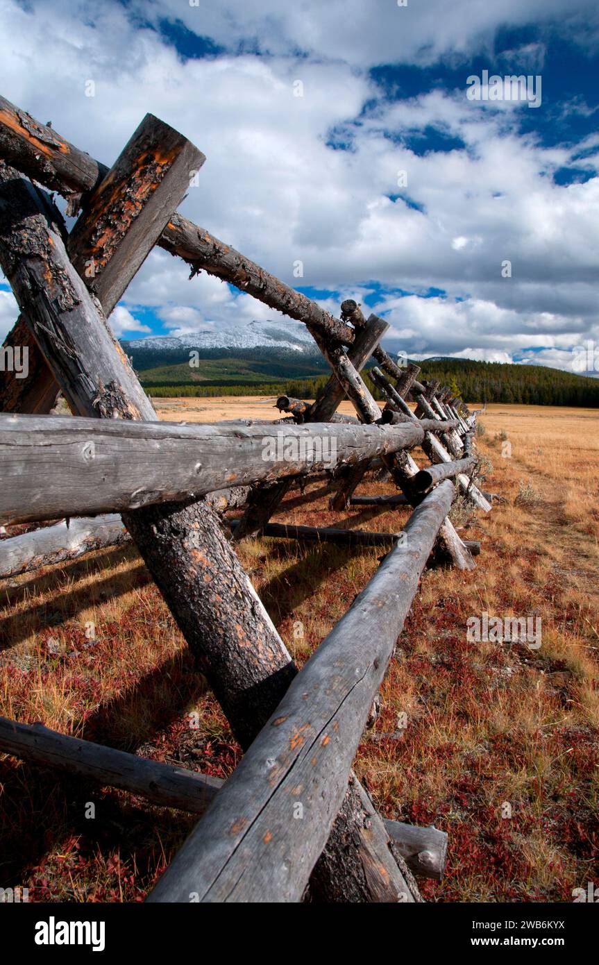 Harrison Park fence, Pioneer Mountains National Scenic Byway ...