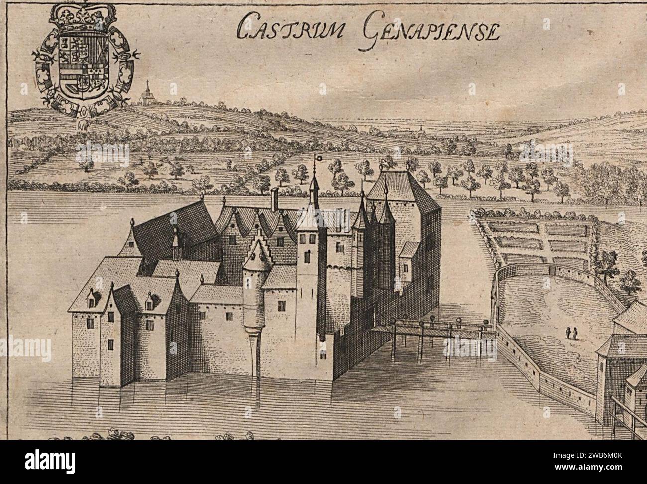 1659 Sanderus CHOROGRAPHIA SACRA Genapiense Stock Photo - Alamy
