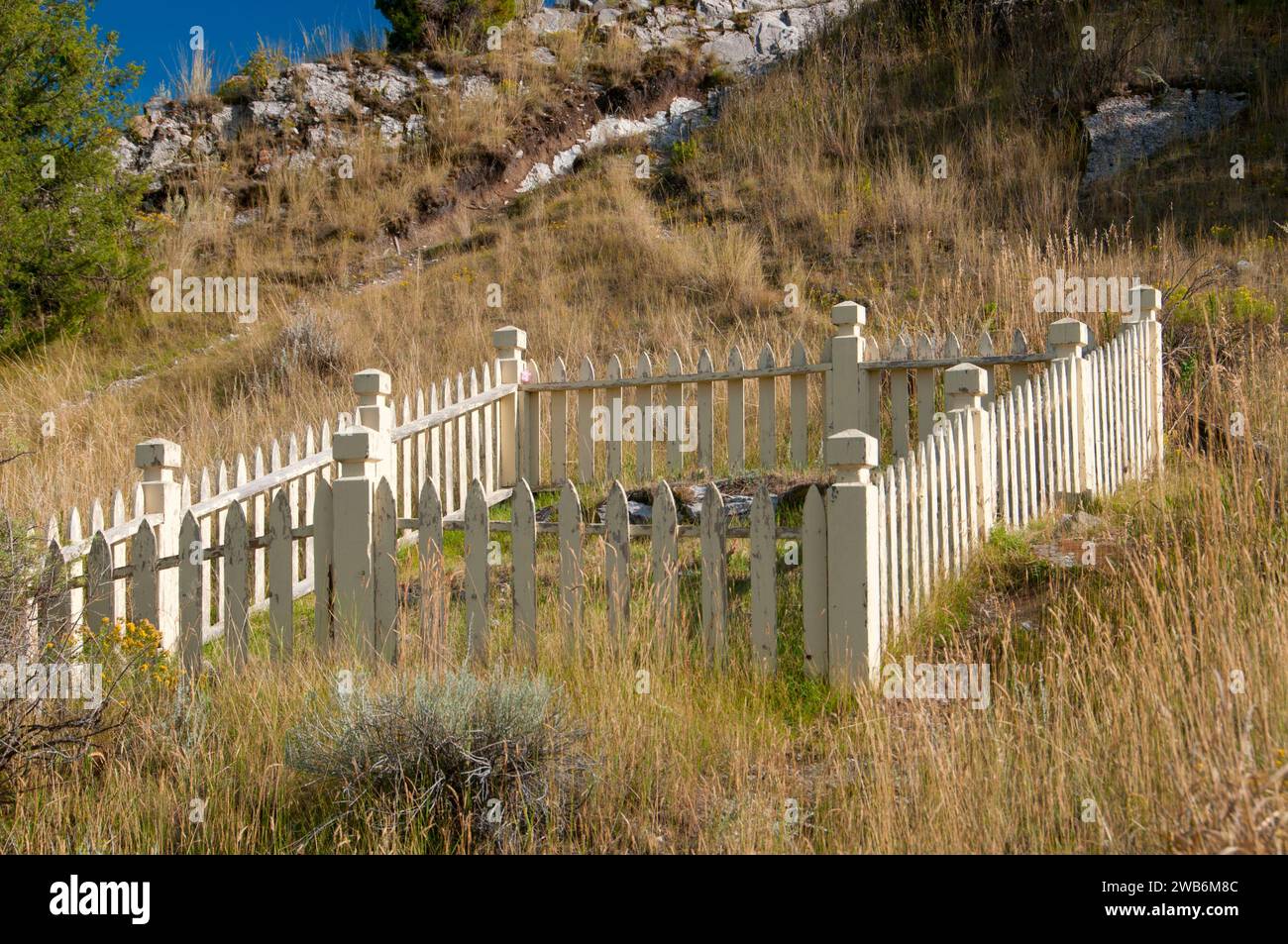 Grave, Missouri Headwaters State Park, Montana Stock Photo - Alamy