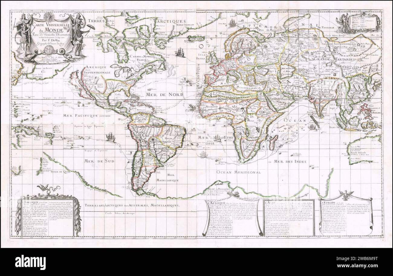 La carte du monde hi-res stock photography and images - Alamy