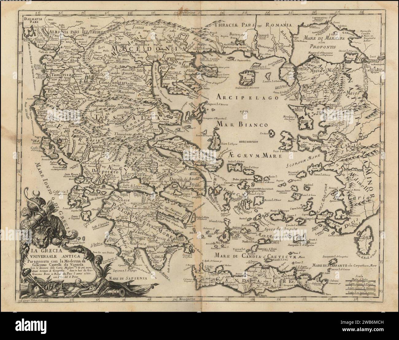 1689 map hi-res stock photography and images - Alamy