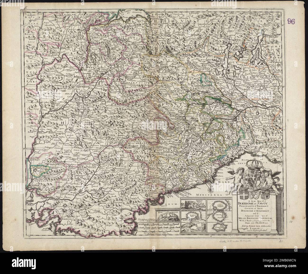 France county map hi-res stock photography and images - Alamy