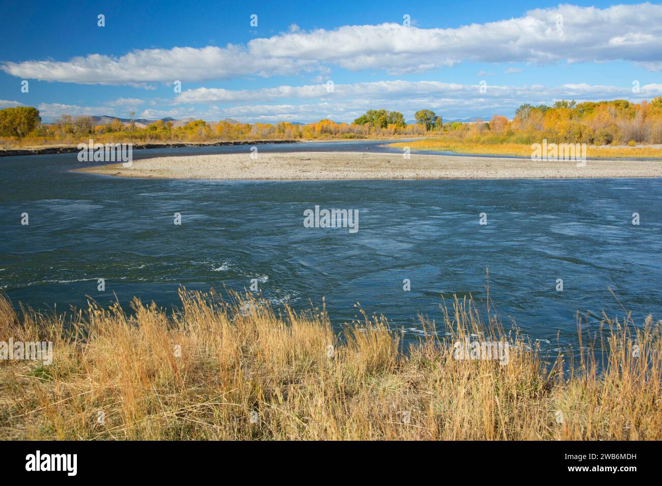 Missouri River confluence, Missouri Headwaters State Park, Montana ...