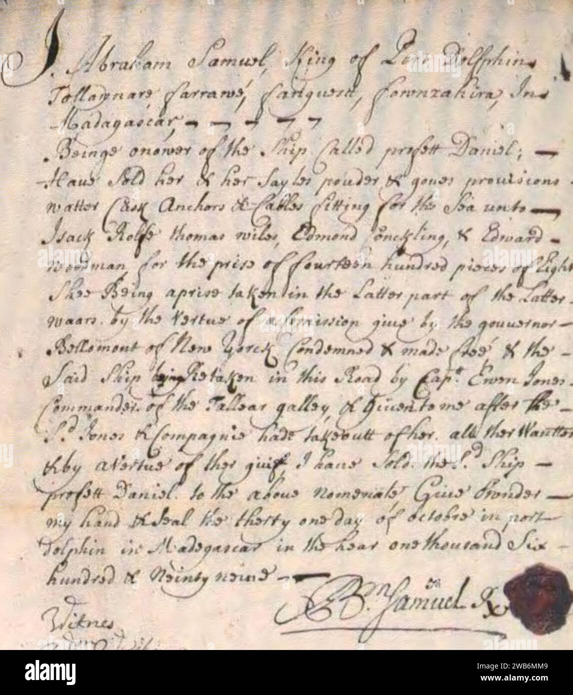 Slave bill of sale hi-res stock photography and images - Alamy