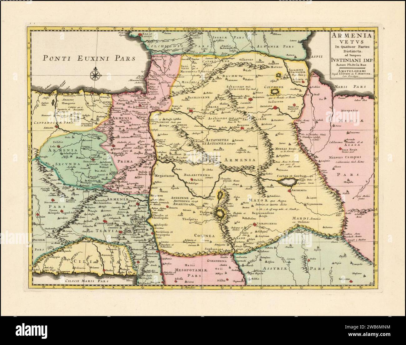 1700 map showing Ancient Armenia Stock Photo - Alamy