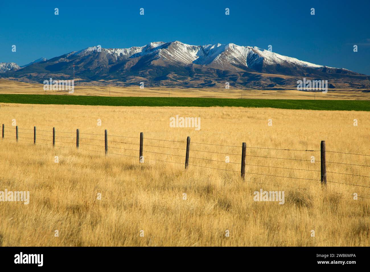 Crazy Mountains, Springdale Fishing Access Site, Park County, Montana ...