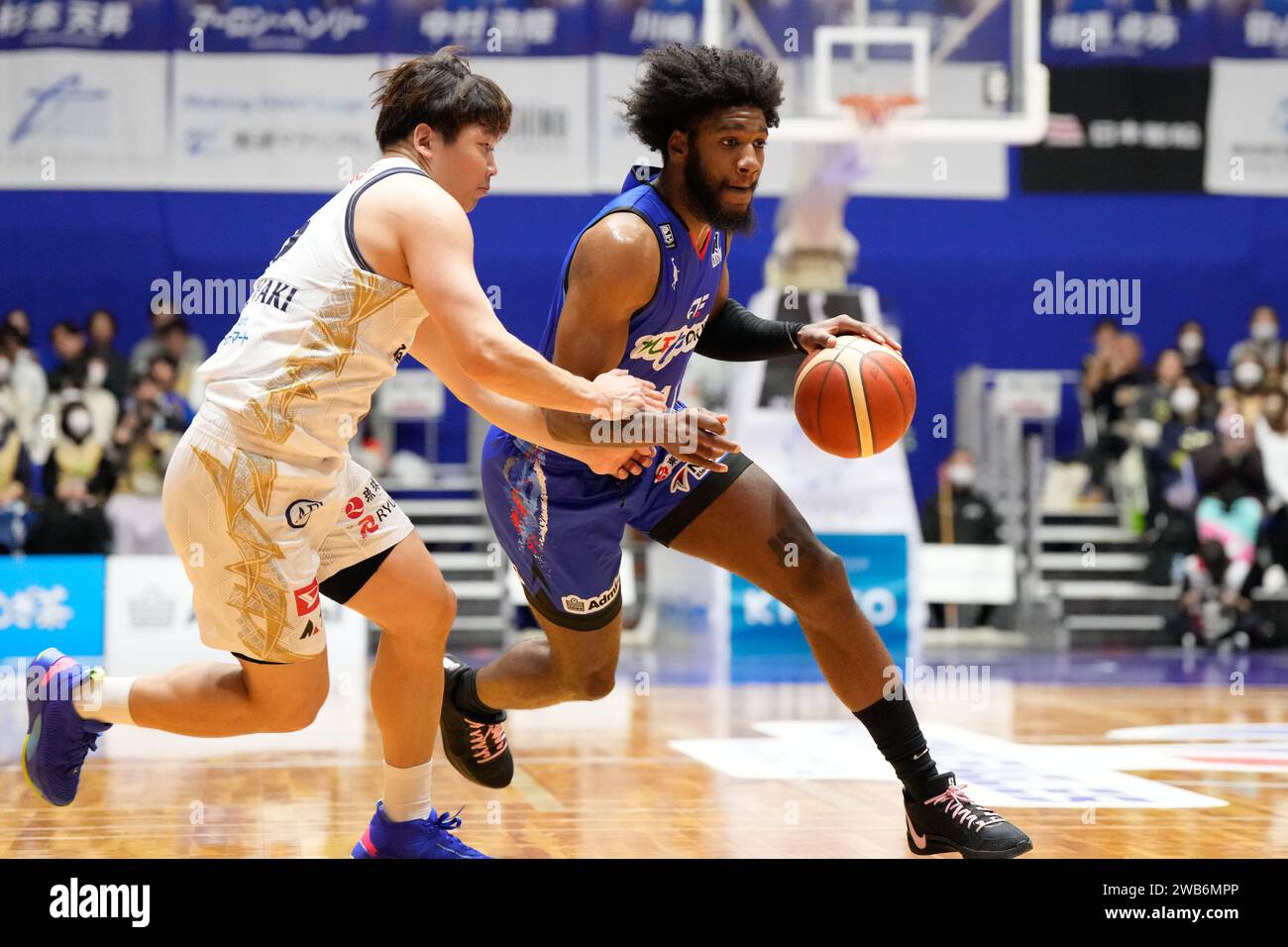 Aaron Henry (Fighting Eagles), JANUARY 6 2024 - Basketball : 2023-24 B. LEAGUE B1 League match ...