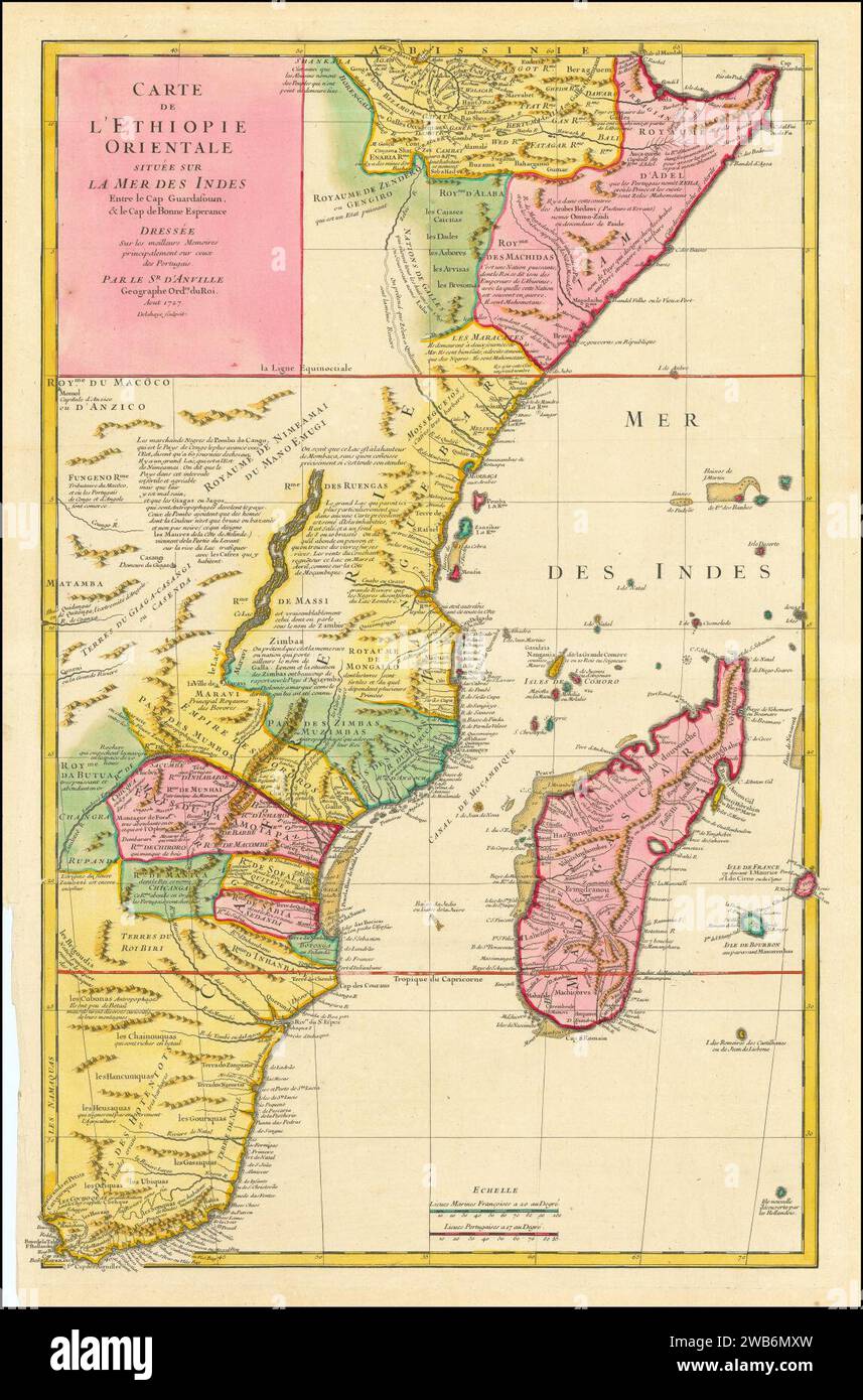 Map jean baptiste bourguignon hi-res stock photography and images - Alamy