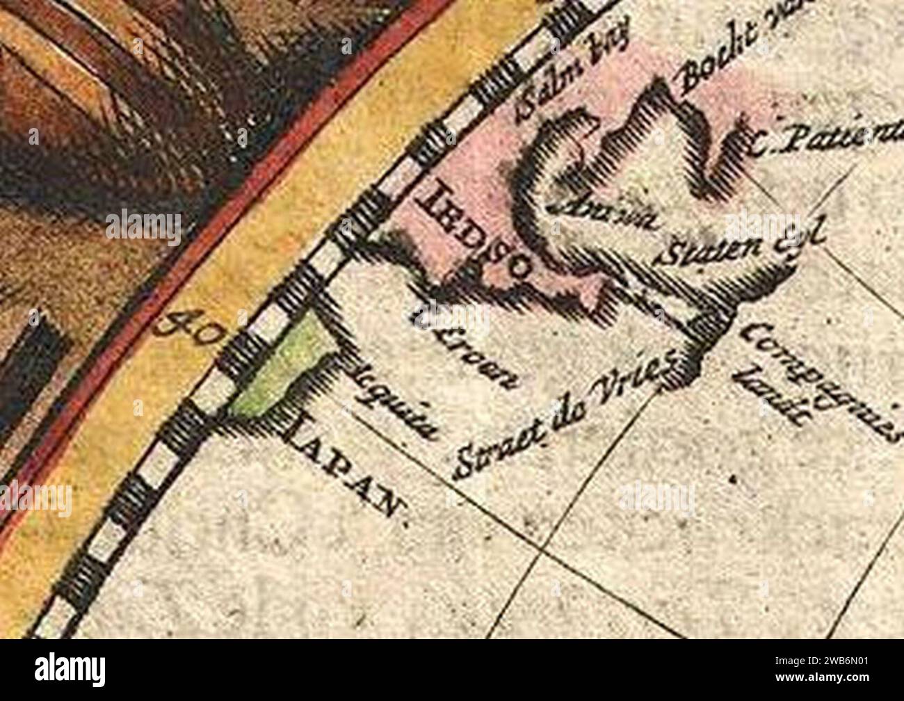 1730 world map hi-res stock photography and images - Alamy