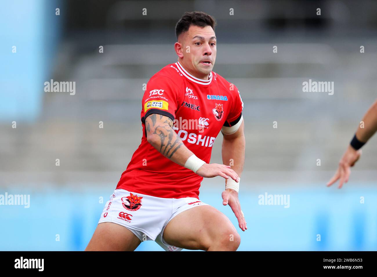 Kanagawa, Japan. 7th Jan, 2024. Rob Thompson (Bluerevs) Rugby : 2023-24 ...