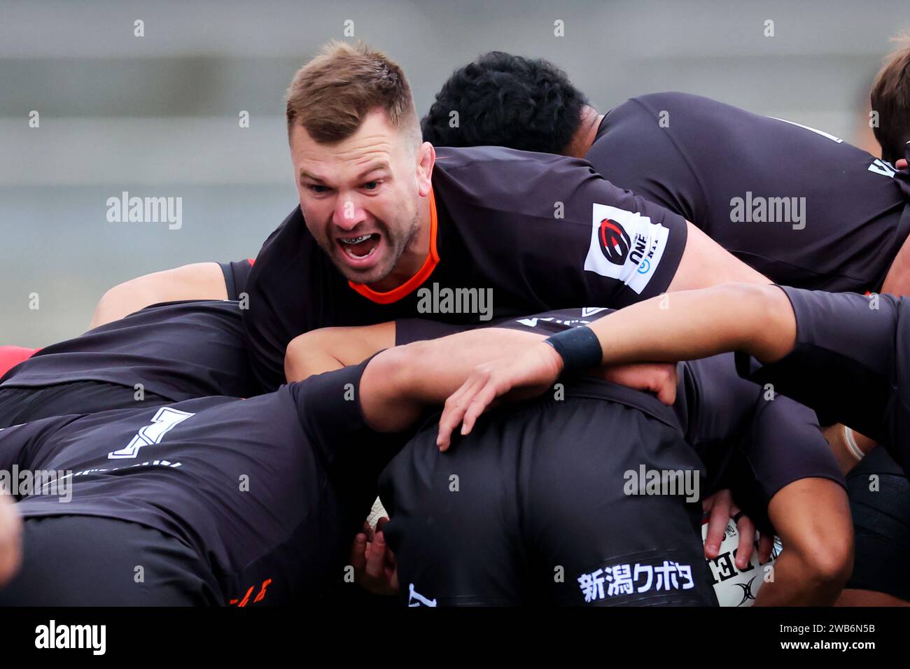 Kanagawa, Japan. 7th Jan, 2024. David Bulbring (Spears) Rugby : 2023-24 ...