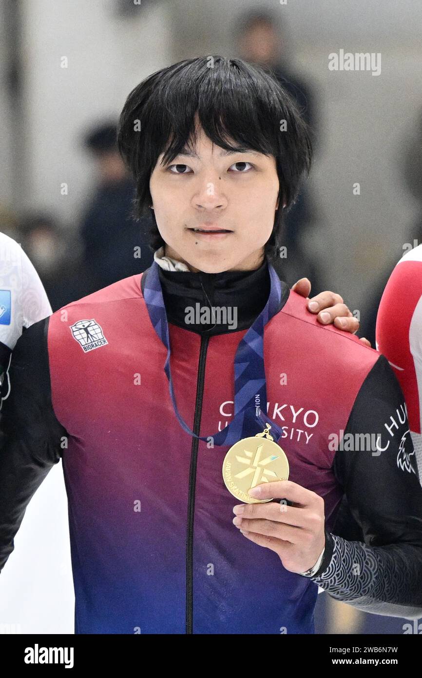 Nagano, Japan. Credit: MATSUO. 7th Jan, 2024. Kosei Hayashi Short Track ...