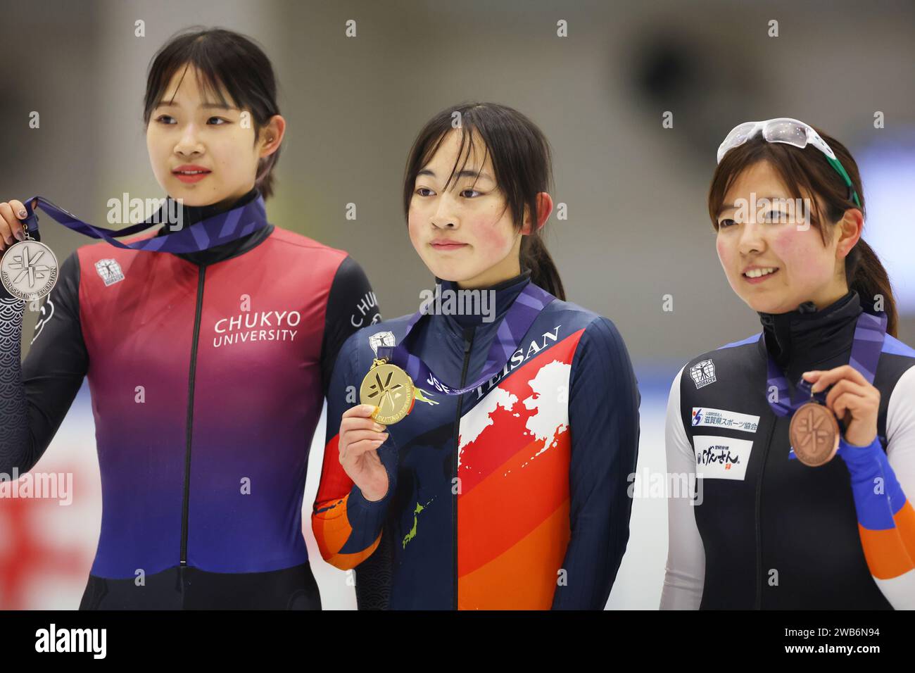 Nagano, Japan. 7th Jan, 2024. (L to R) Mirei Nakashima, Ayano Sekiguchi ...