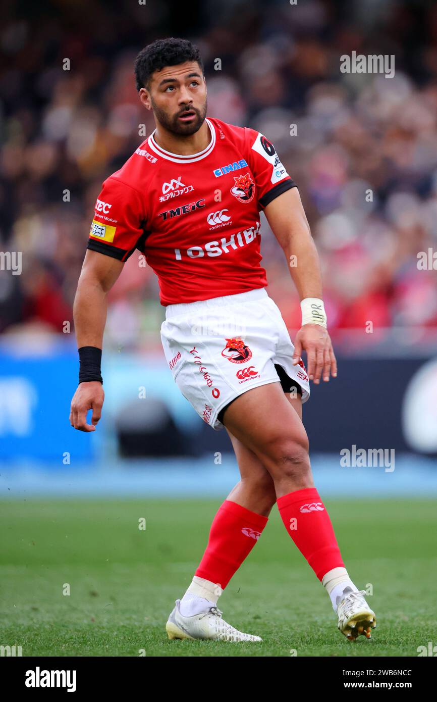 Kanagawa, Japan. 7th Jan, 2024. Richie Mounga (Bluerevs) Rugby : 2023 ...