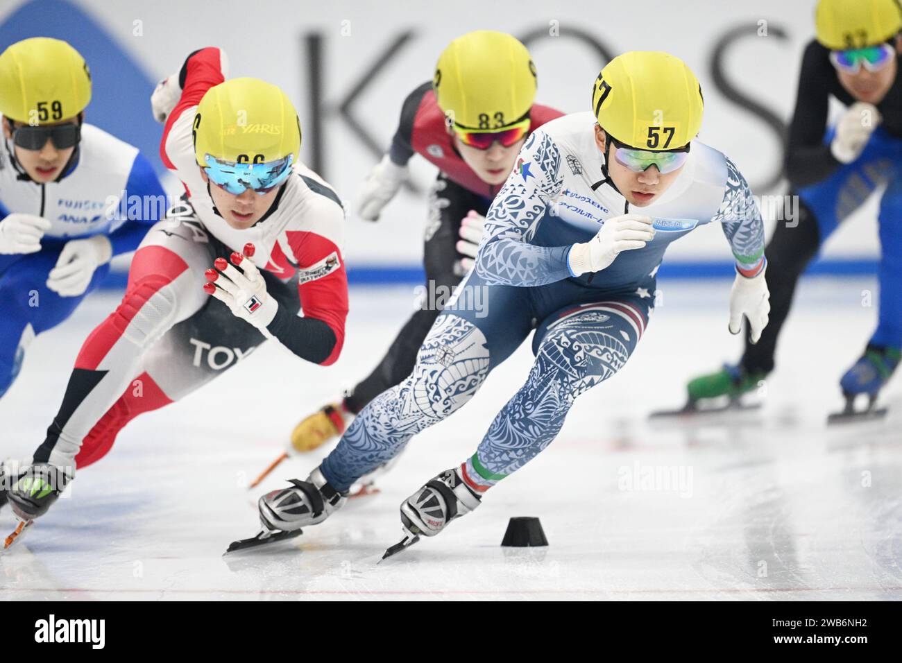 Nagano, Japan. Credit: MATSUO. 8th Jan, 2024. Shuta Matsuzu Short Track ...