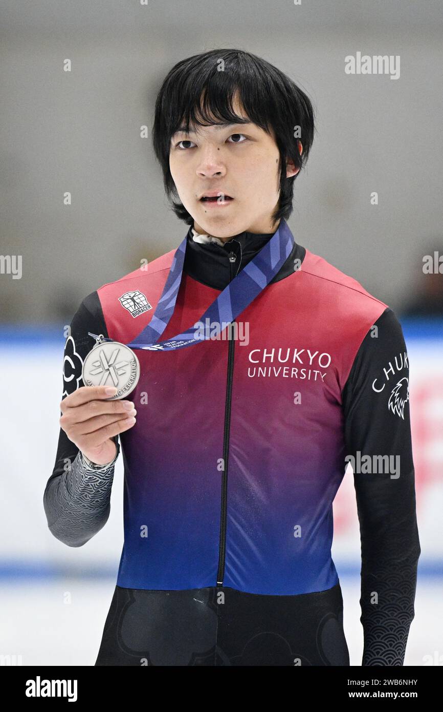 Nagano, Japan. Credit: MATSUO. 8th Jan, 2024. Kosei Hayashi Short Track ...