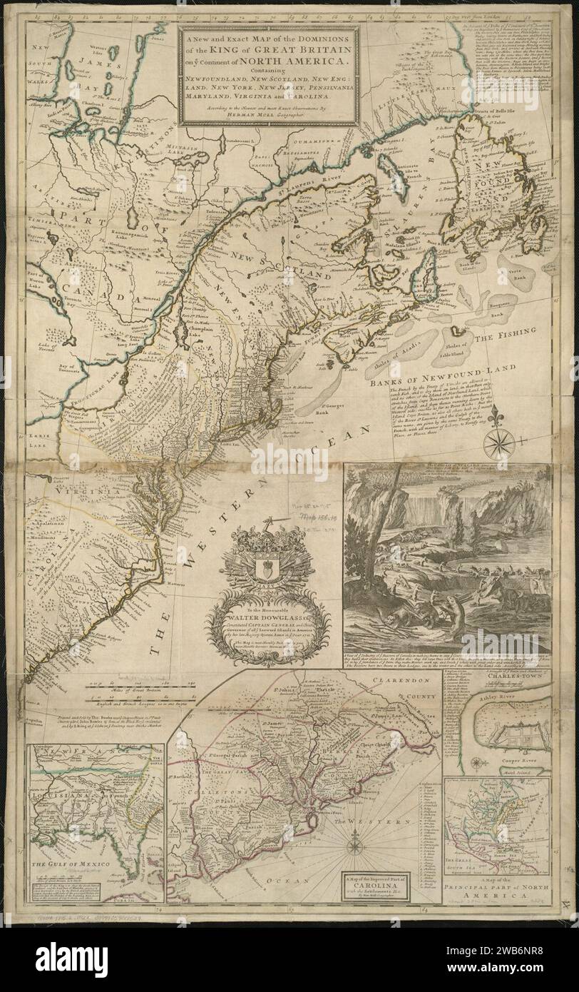 Vintage map of newfoundland hi-res stock photography and images - Alamy
