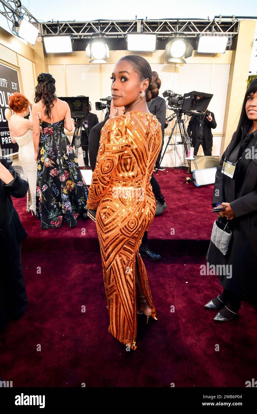 Beverly Hills, United States. 07th Jan, 2024. Issa Rae at the 81st ...