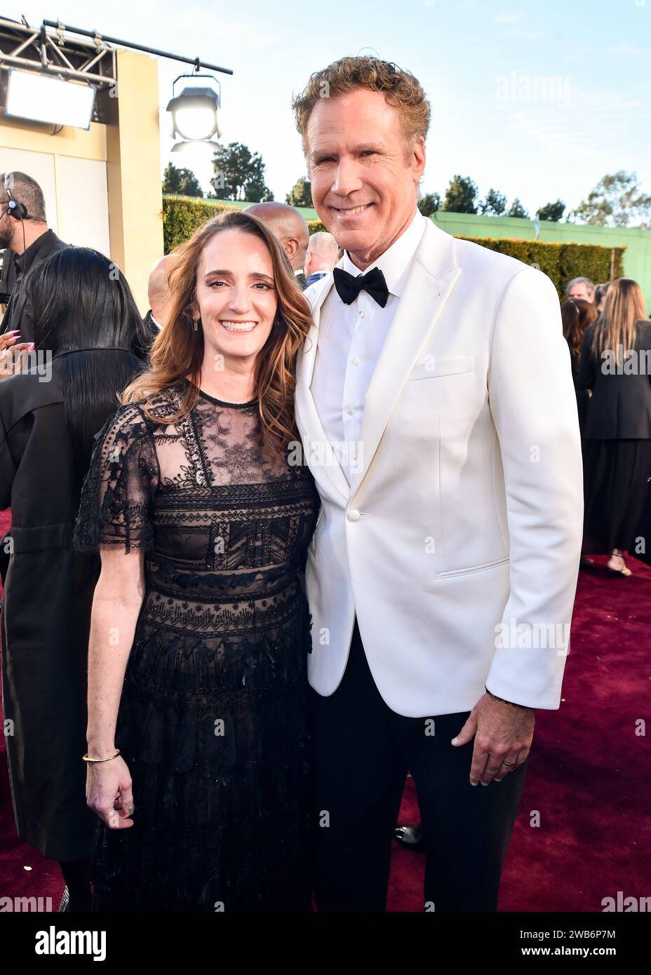 Beverly Hills, United States. 07th Jan, 2024. Jessica Elbaum and Will ...