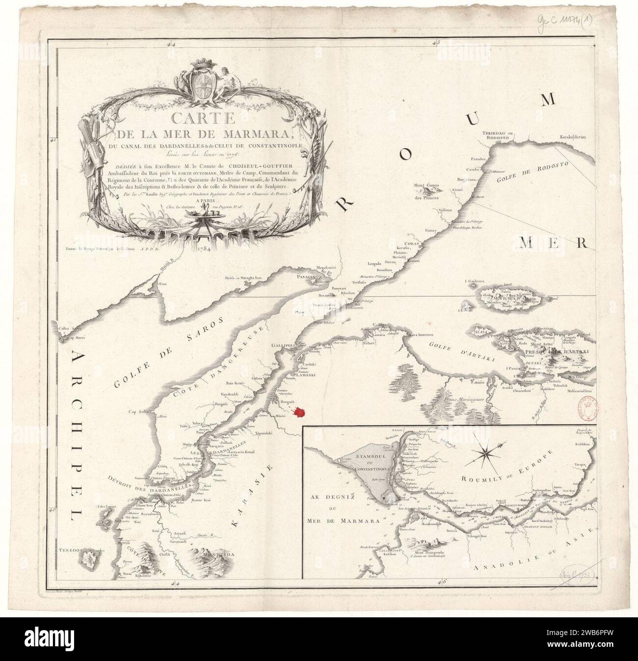 Carte vintage de constantinople hi-res stock photography and images - Alamy